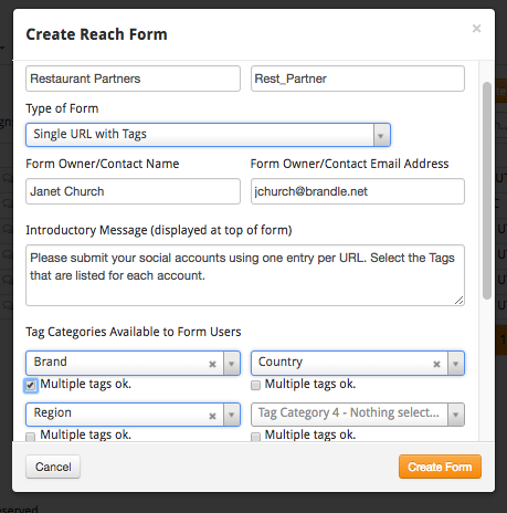 How to Create Reach Forms – Brandle