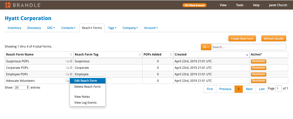 How to Create Reach Forms – Brandle